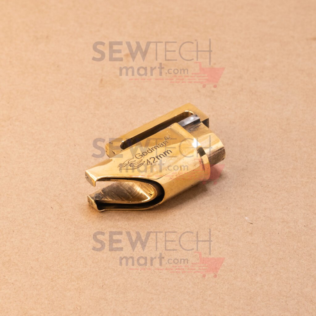40mm Brass Folder - Godman - Tape Edge - sewtechmart.com
